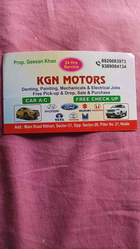 Kgn Motors in Noida Sector 31,Delhi - Best Car Repair & Services in ...