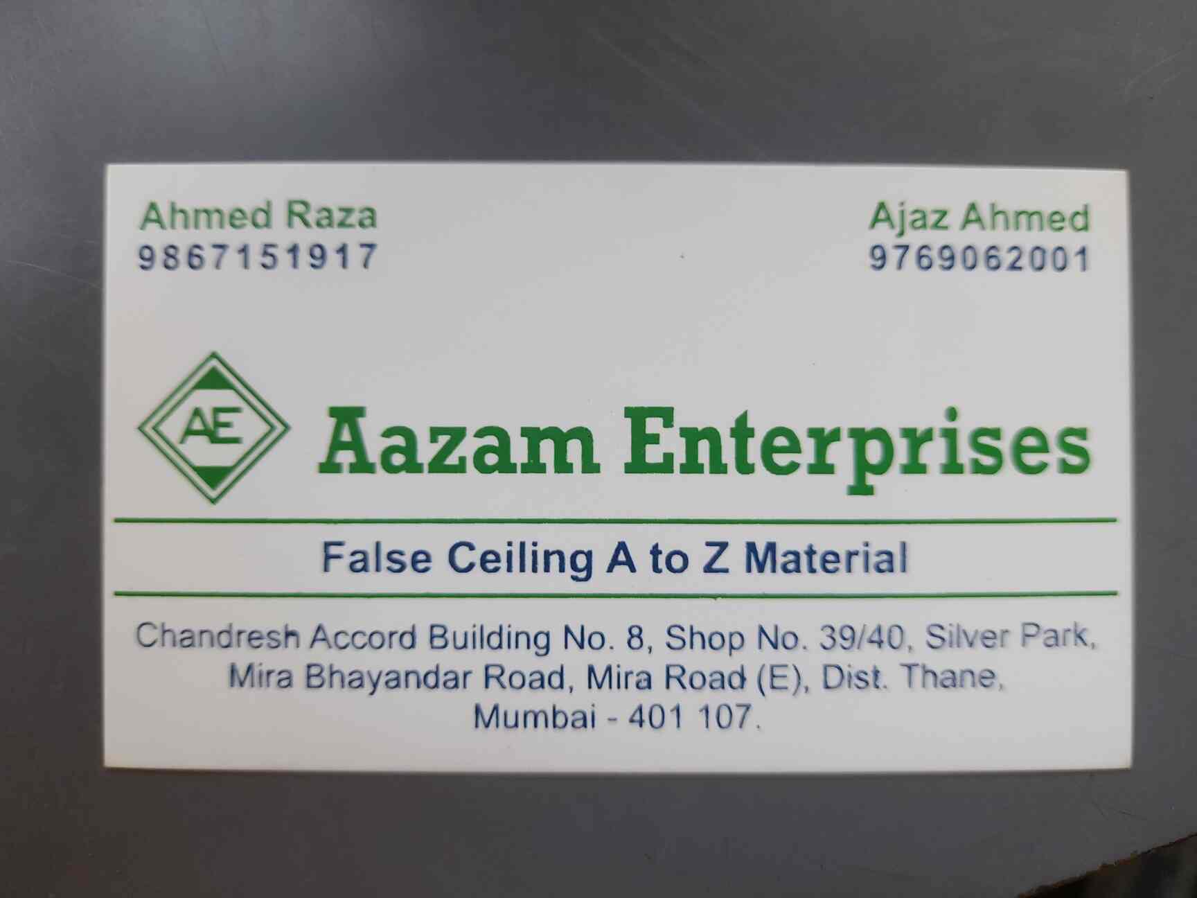 Catalogue - Azam Enterprise in Mira Road East , Mumbai - Justdial