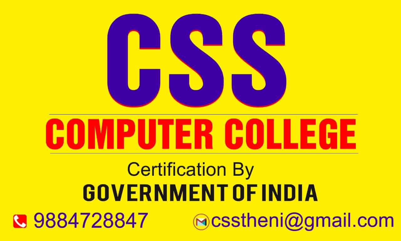CSS Computer College in Behind Navamani Jewellery,Theni - Best Computer ...