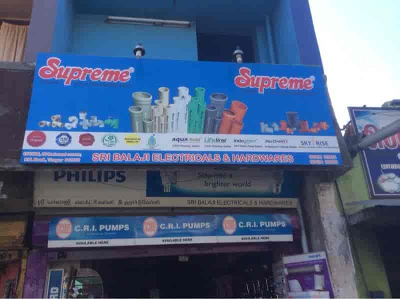 Sri Balaji Electricals & Hardware in Pn Road,Tirupur - Best Electrical ...