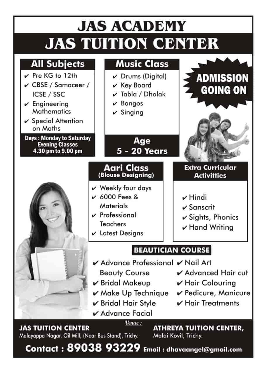 Jas Academy in Kattur,Trichy - Best Online Tutorials For Class XII near ...