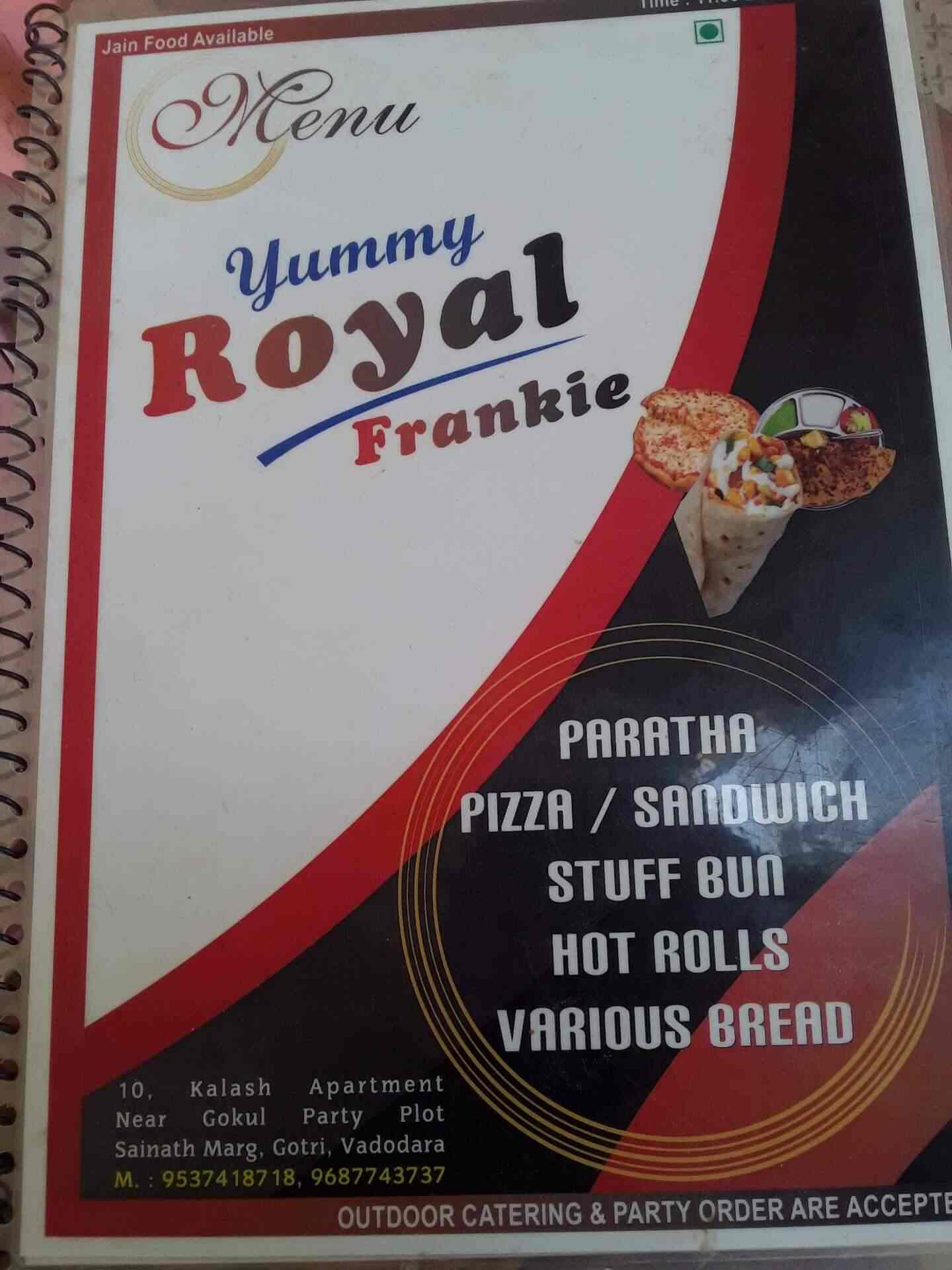 Yummy Royal Frankie in Gotri Road,Vadodara - Best Fast Food in Vadodara ...