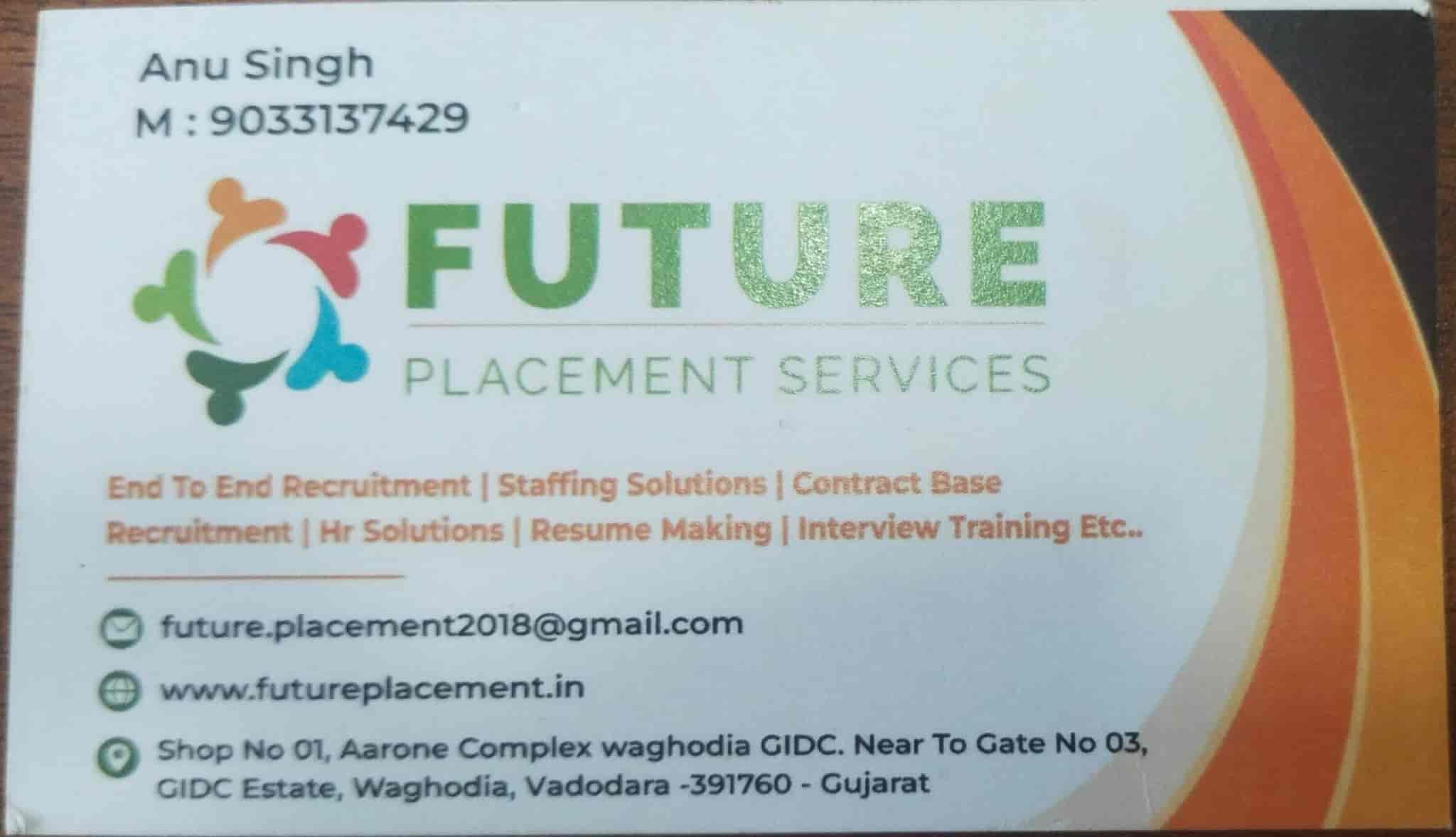Future Placement Services in Waghodia Gidc,Vadodara - Best Placement ...