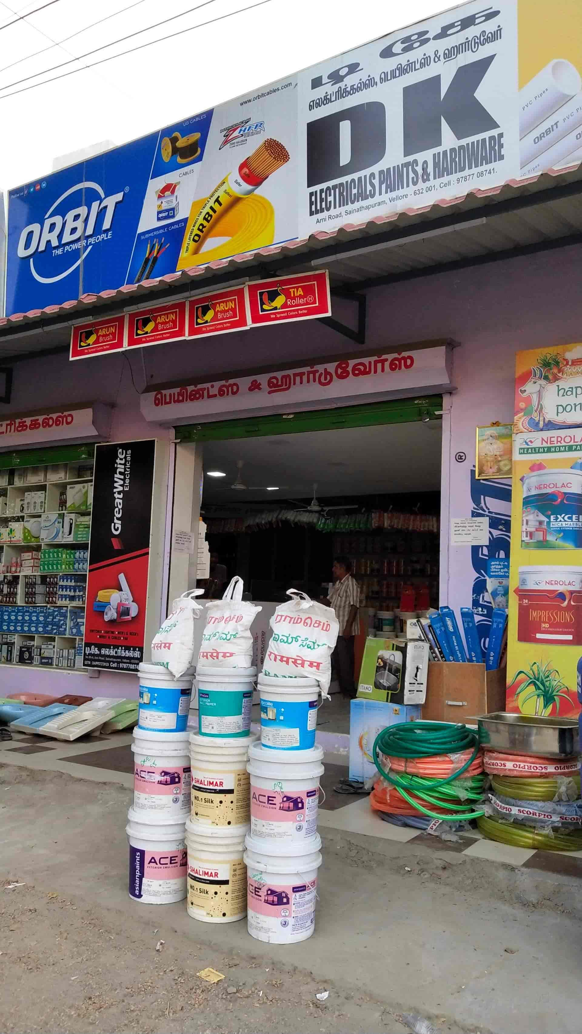 D K Electricals Paints & Hardwares in Sainathapuram,Vellore - Best ...
