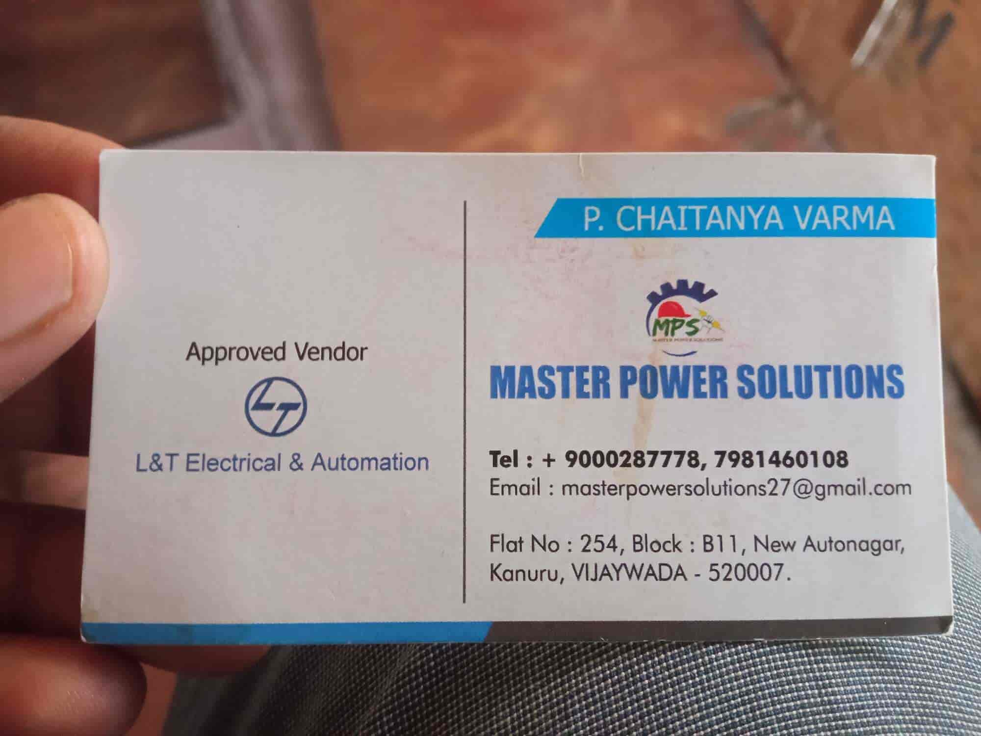 Master Power Solutions in Kanuru,Vijayawada - Best Areva-Vacuum Circuit ...