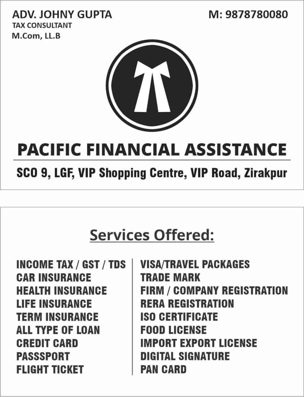 Pacific Financial Assistance in Near Dominos, Near VIP Shopping Centre ...