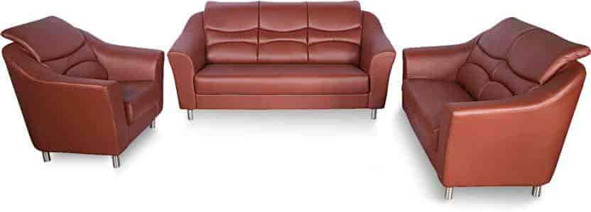 Godrej Interio Diva Leatherette 3 2 1 Sofa Set Tan Brown Sofas Mufaddal Collection Jp Nagar 5th Phase Bangalore Karnataka