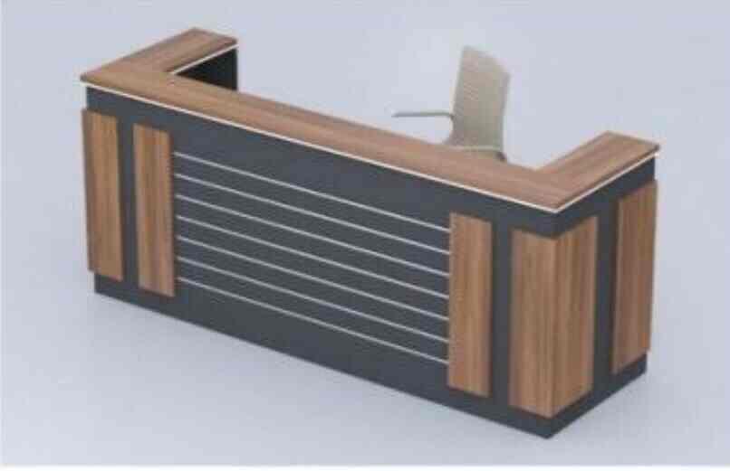 Wooden office counter store