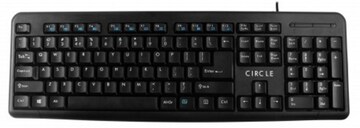 Circle Universal Serial Bus Keyboard Black Computer Keyboard - Circle ...