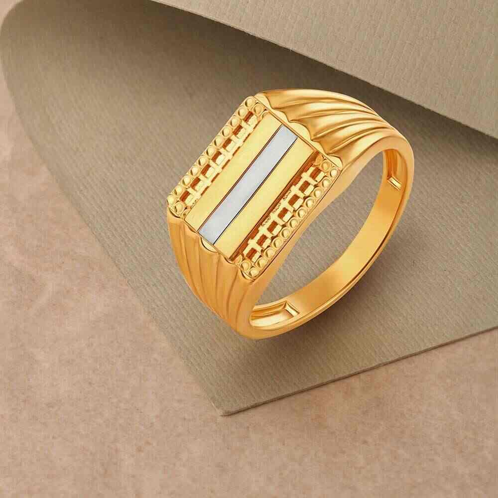 Male gold ring latest design store