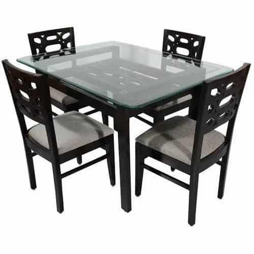 home Four Seater Dining Table Set home 4 Chair Dining Table Price Starting From Rs 1 200 Pc Find Verified Sellers at Justdial