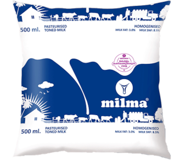 milma packet quantity