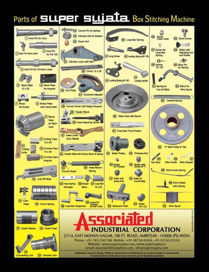 Box Stitching Machine Component in Mysore - Dealers, Manufacturers ...