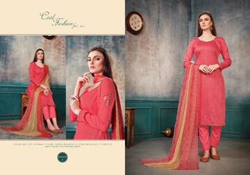 Red Polyester Salwar Kameez - Get Best Price from Manufacturers ...
