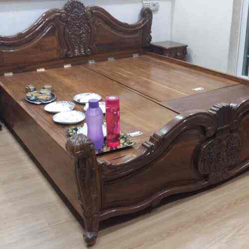 Segun Wood Bed Sagwan Bed Price Starting From Rs 20 000 Pc. Find Verified Sellers in Kolkata JdMart