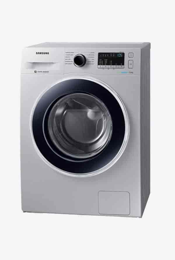 Fully Automatic 7 Kg Silver Front Load Washing Machine - Fully ...