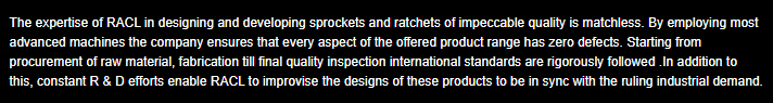 Racl Geartech Ltd - Manufacturer from Noida Sector 100, Delhi, India ...