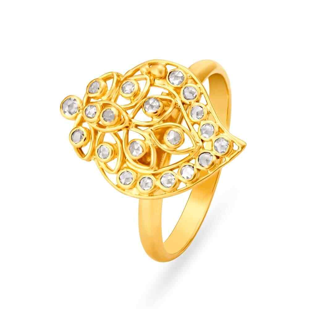 TANISHQ Enticing Polki Diamond Ring Price Starting From Rs 15 863 Find Verified Sellers at Justdial