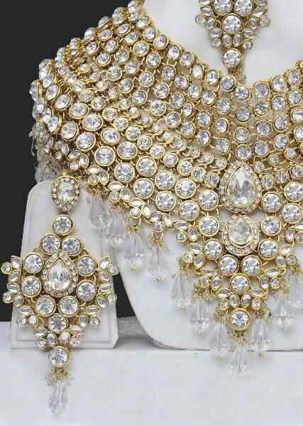 White Metal Fashion Jewellery Set Price Starting From Rs 900 Set. Find Verified Sellers in Dandeli JdMart
