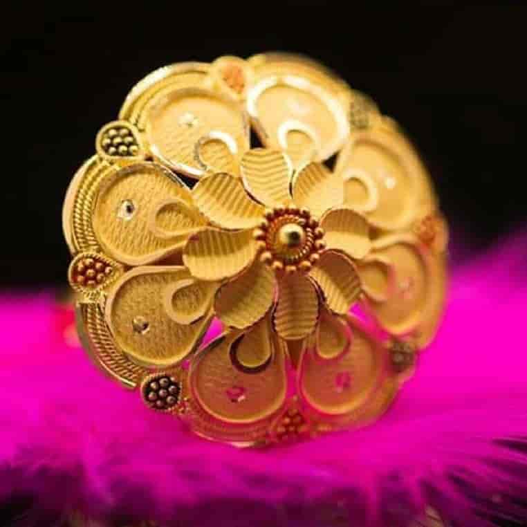 Bridal umbrella ring gold design store