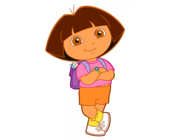 dora cake drawing