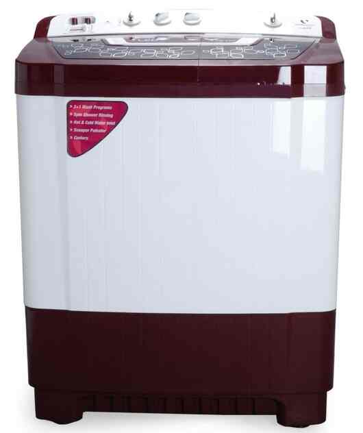 Videocon Semi Automatic 8 Kg Maroon Washing Machine - Videocon Semi ...