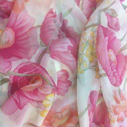 Printed chiffon fabric supplier store