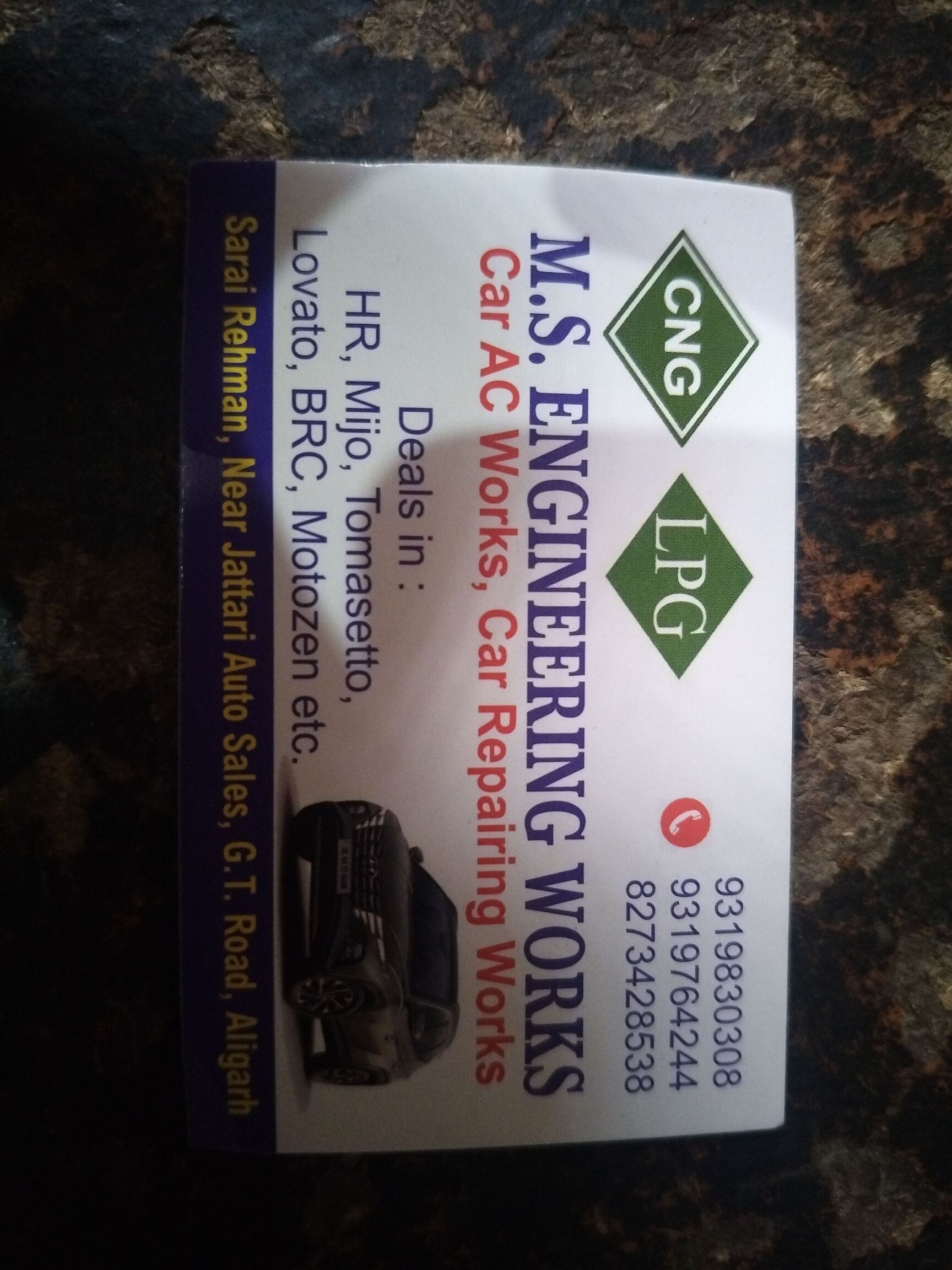 M.S.ENGINEERING WORKS AND CNG KIT FITTING in Gt Road,Aligarh - Best Car ...