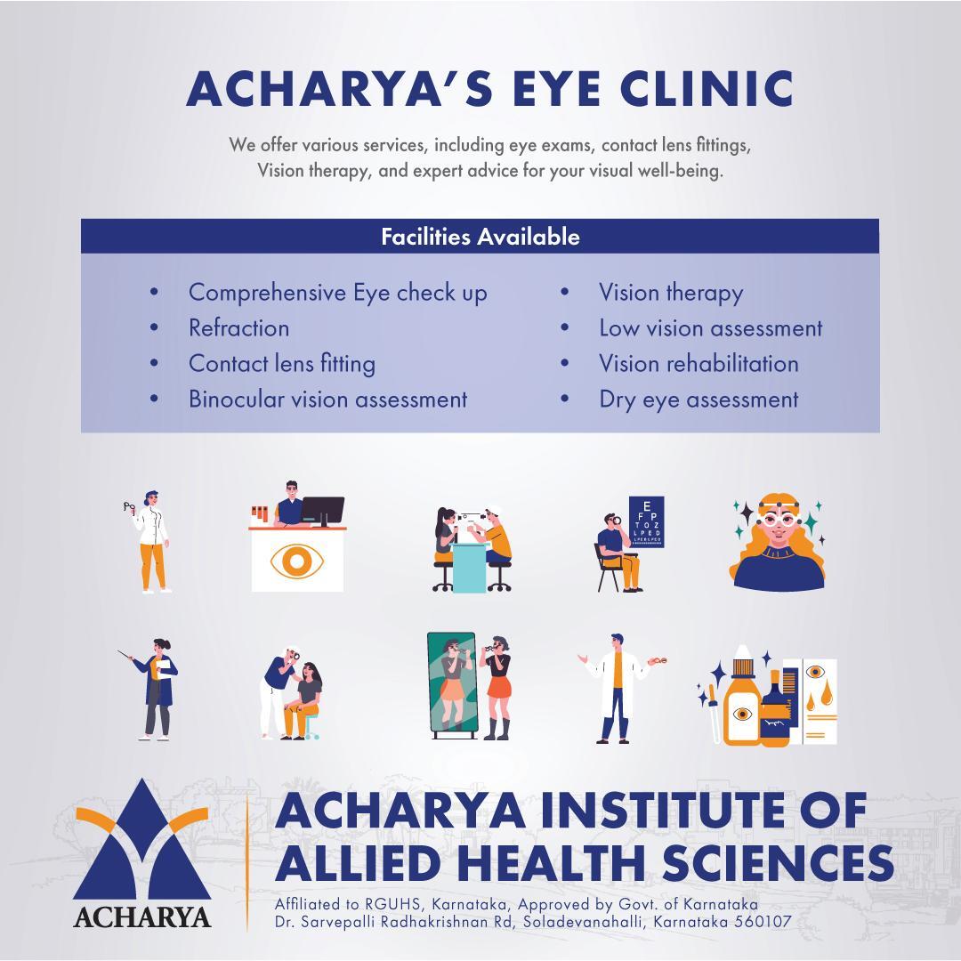 Acharya's Eye Clinic in Achitnagar,Bangalore - Best Eye Clinics near me ...