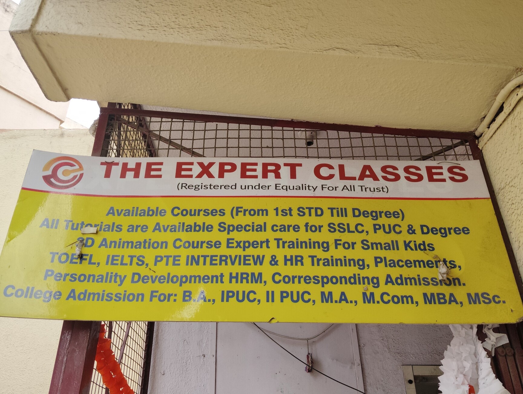 The Expert Classes in Frazer Town,Bangalore - Best Institutes in ...