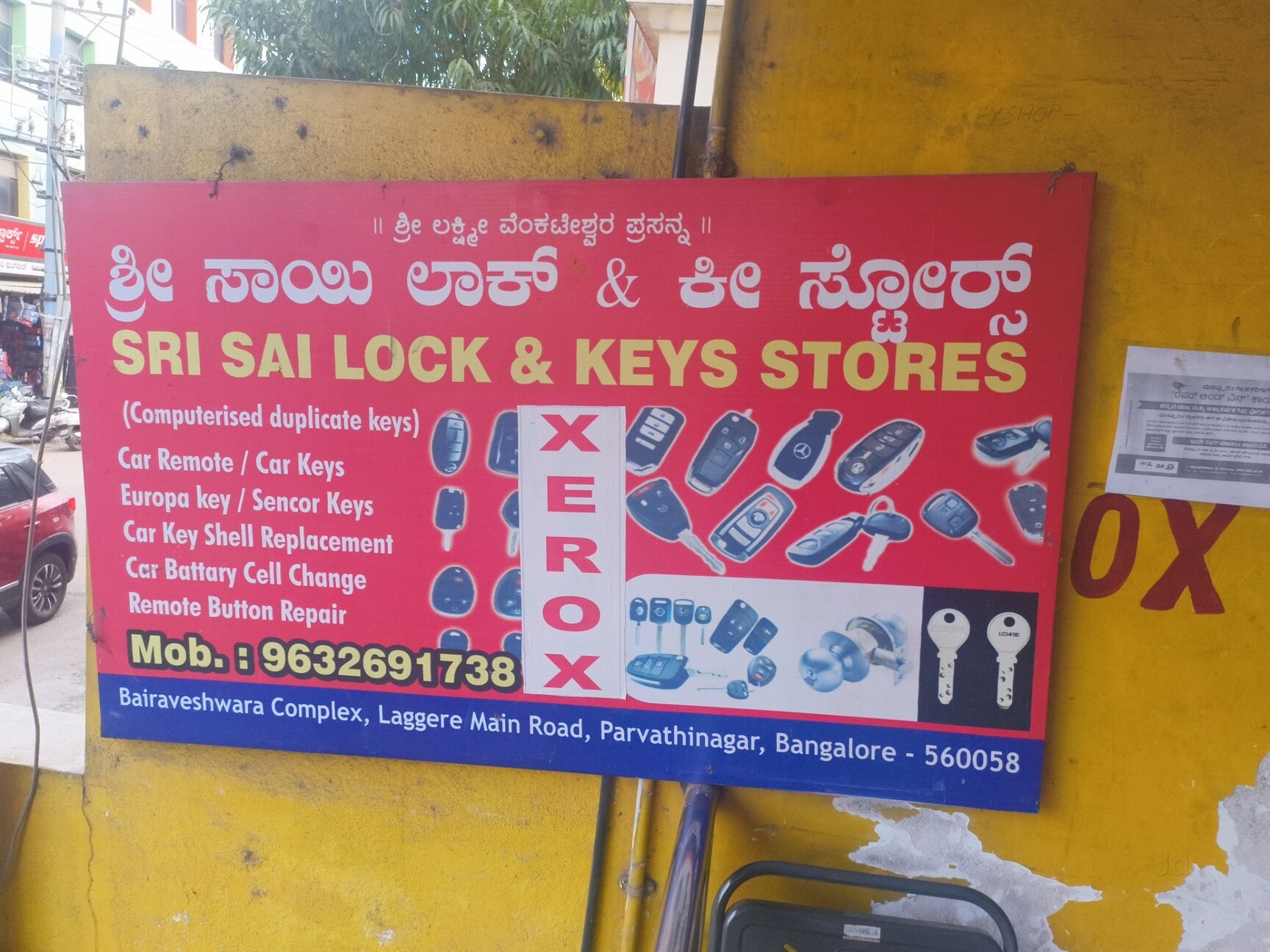 Sri Sai Lock and Keys Stores in Laggere,Bangalore - Best Duplicate Key ...