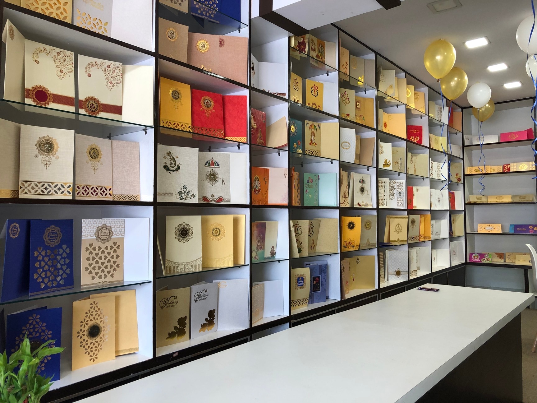Wedding invitation shop store