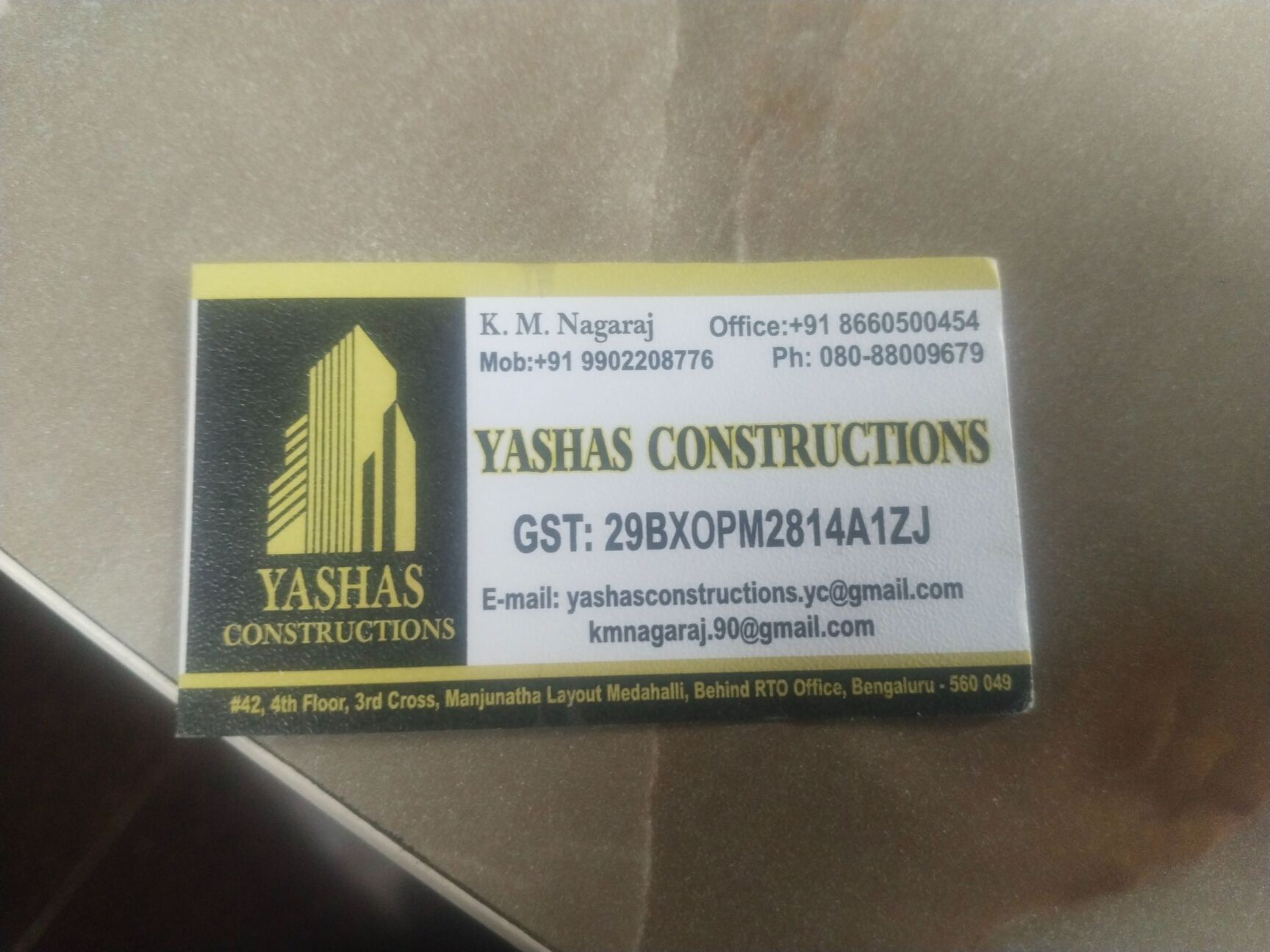Yeshas Construction in Manjunatha Layout, Bangalore - Best Civil ...