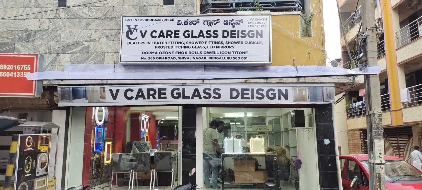 V Care Glass Designs in Shivaji Nagar, Bangalore - Best Glass Shower ...
