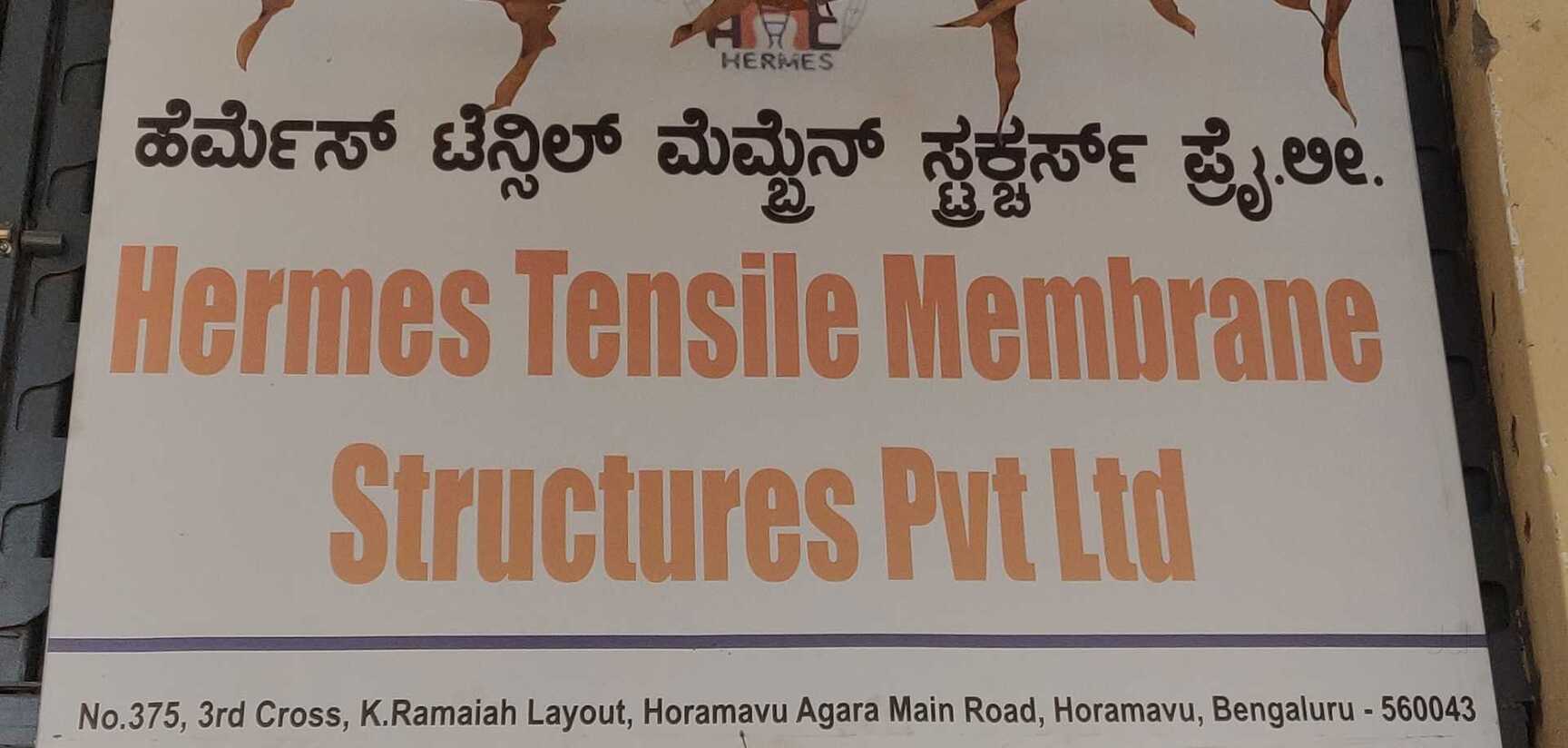 Hermes Tensile Membrane Structures Pvt Ltd in Horamavu Agara, Bangalore ...