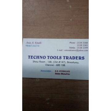 Catalogue - Techno Tools Traders in Broadway , Chennai - Justdial