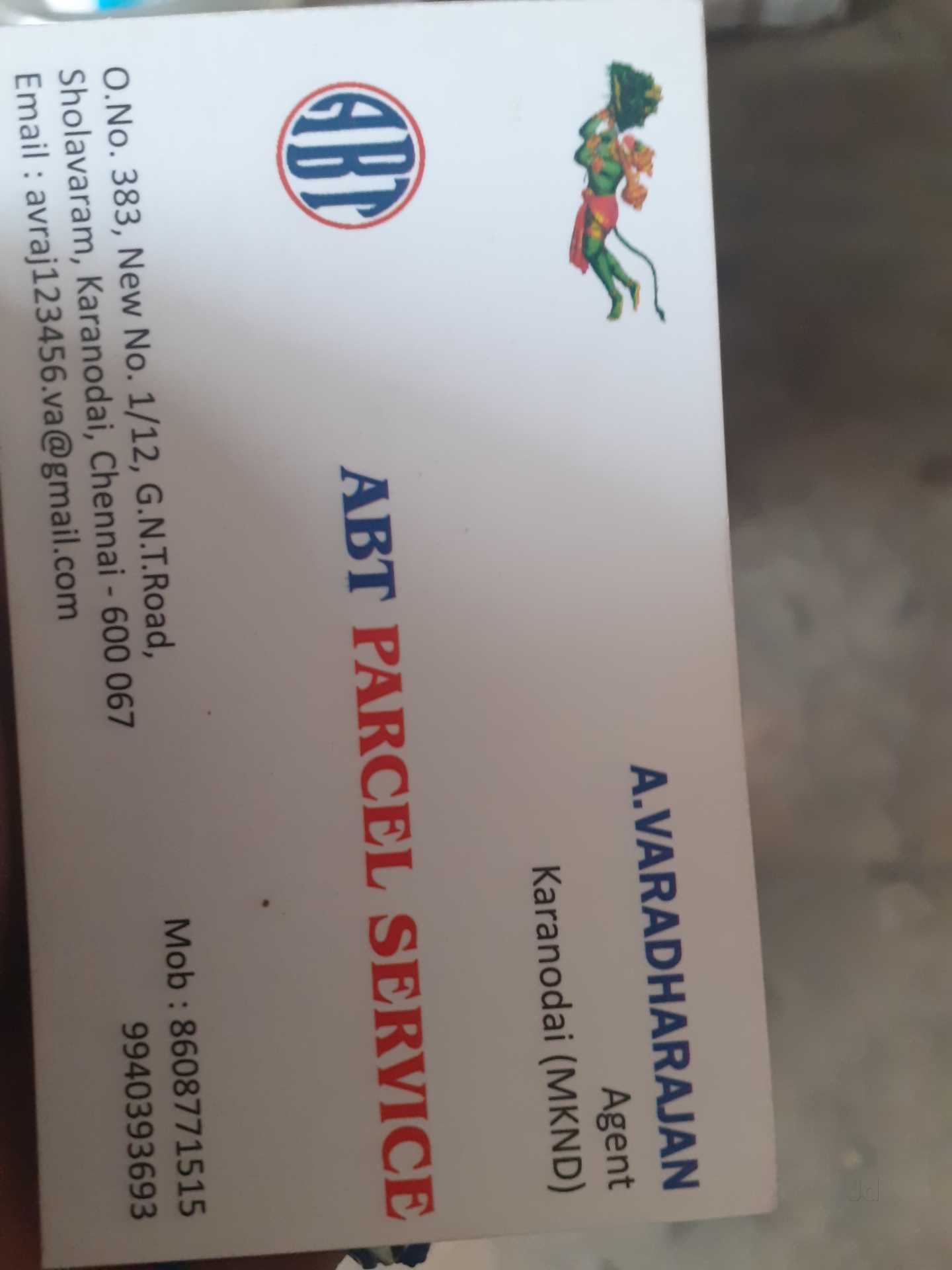 ABT Parcel Services in Karanodai,Chennai - Courier Services near me in ...