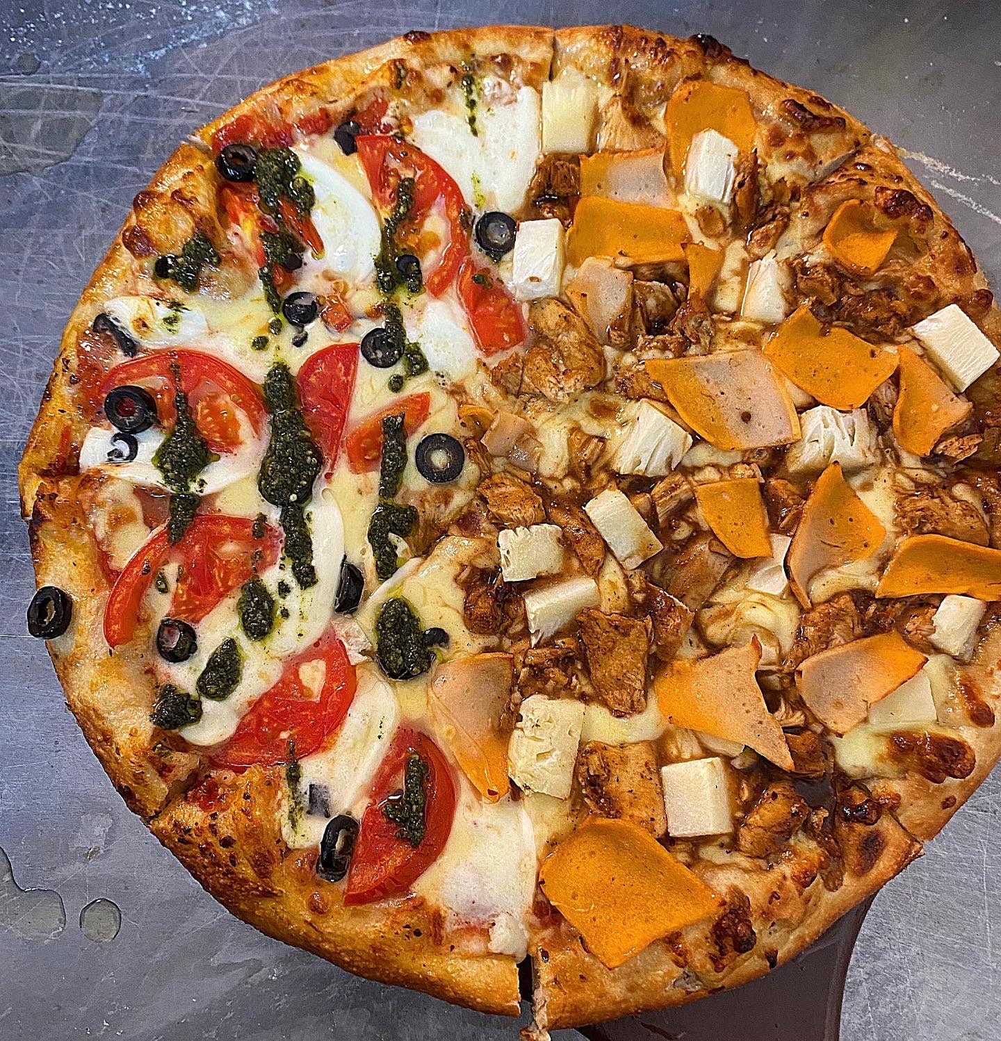 Brick oven pizza near me store