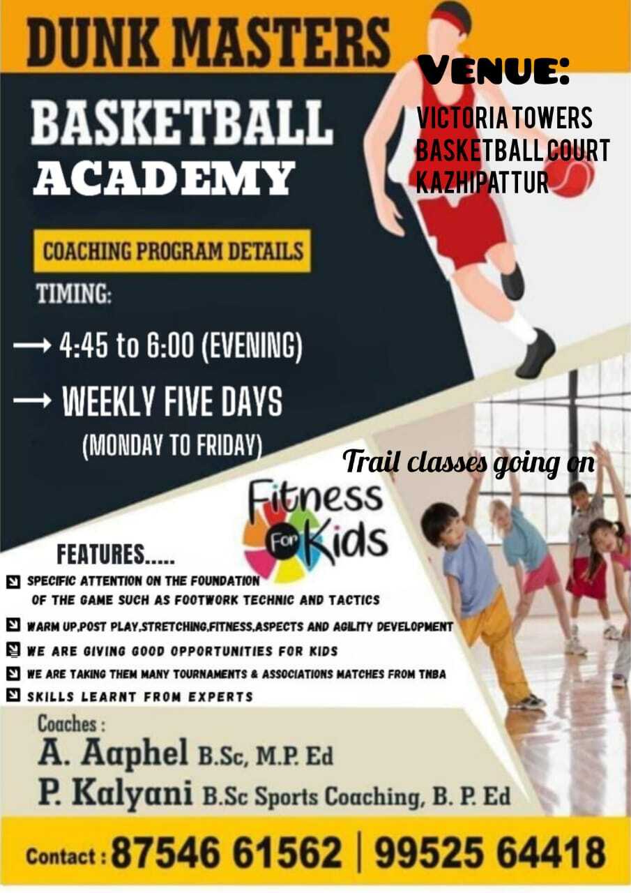 Dunk Masters Basketball Academy in Kazhipattur Chennai Best Basketball Coaching Classes near me in Chennai Justdial