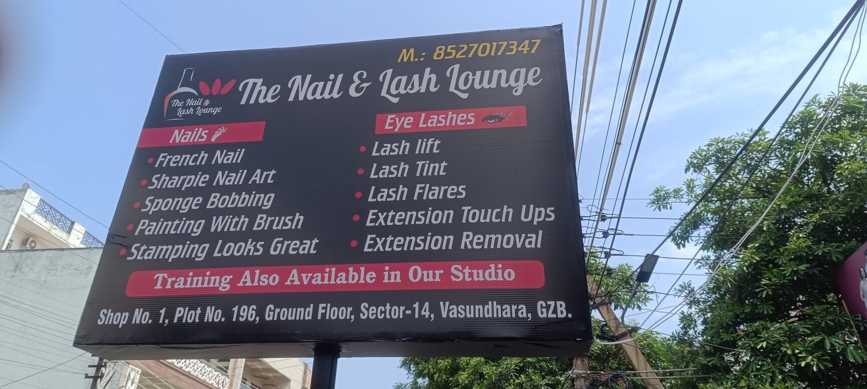 Nail and lashes near me store