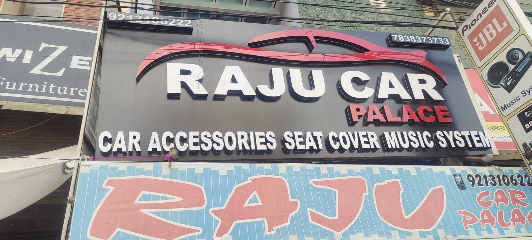 Model town car accessories shop store