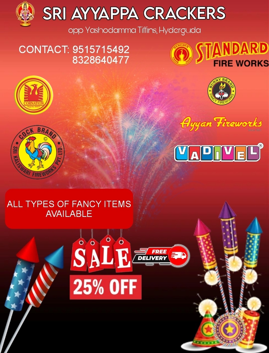 Sri Ayyappa Crackers in Attapur,Hyderabad - Best Fire Cracker Dealers ...