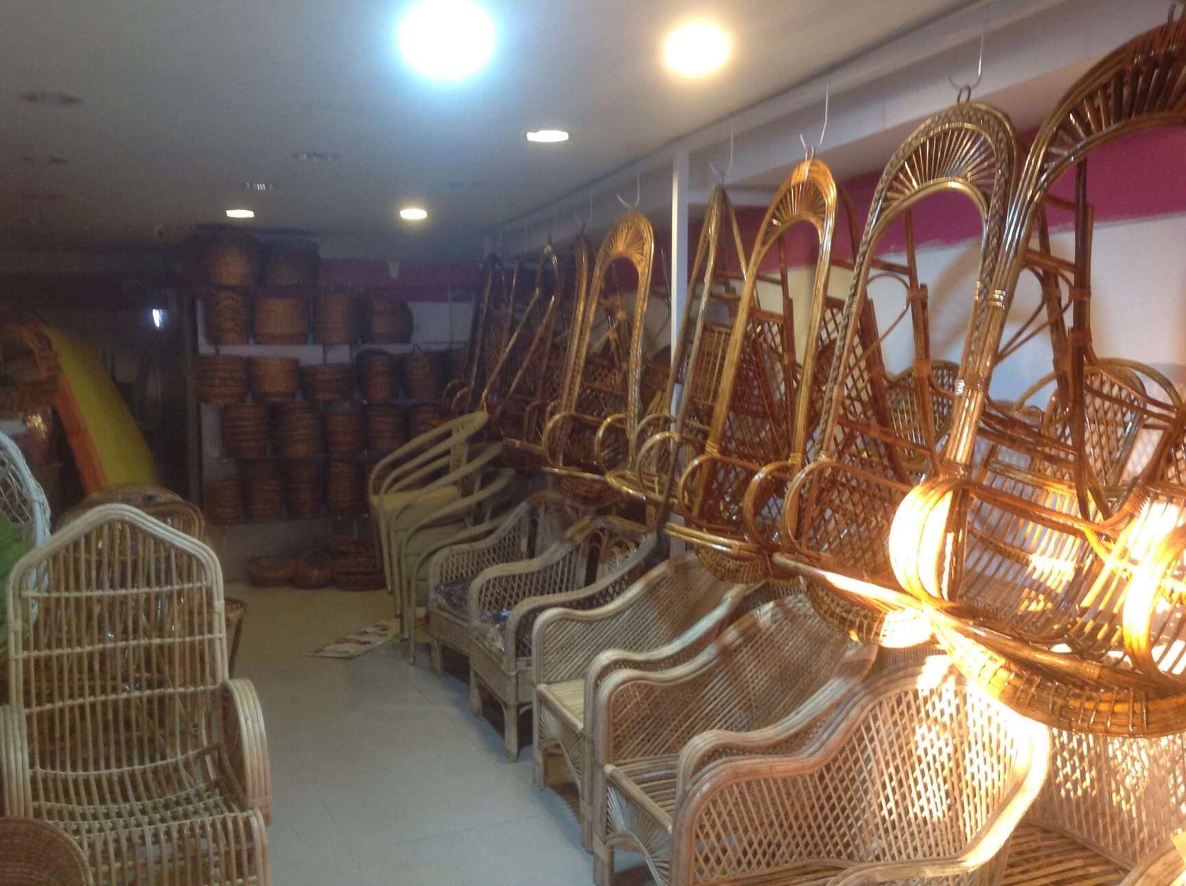 Cane furniture lakdi ka pul store