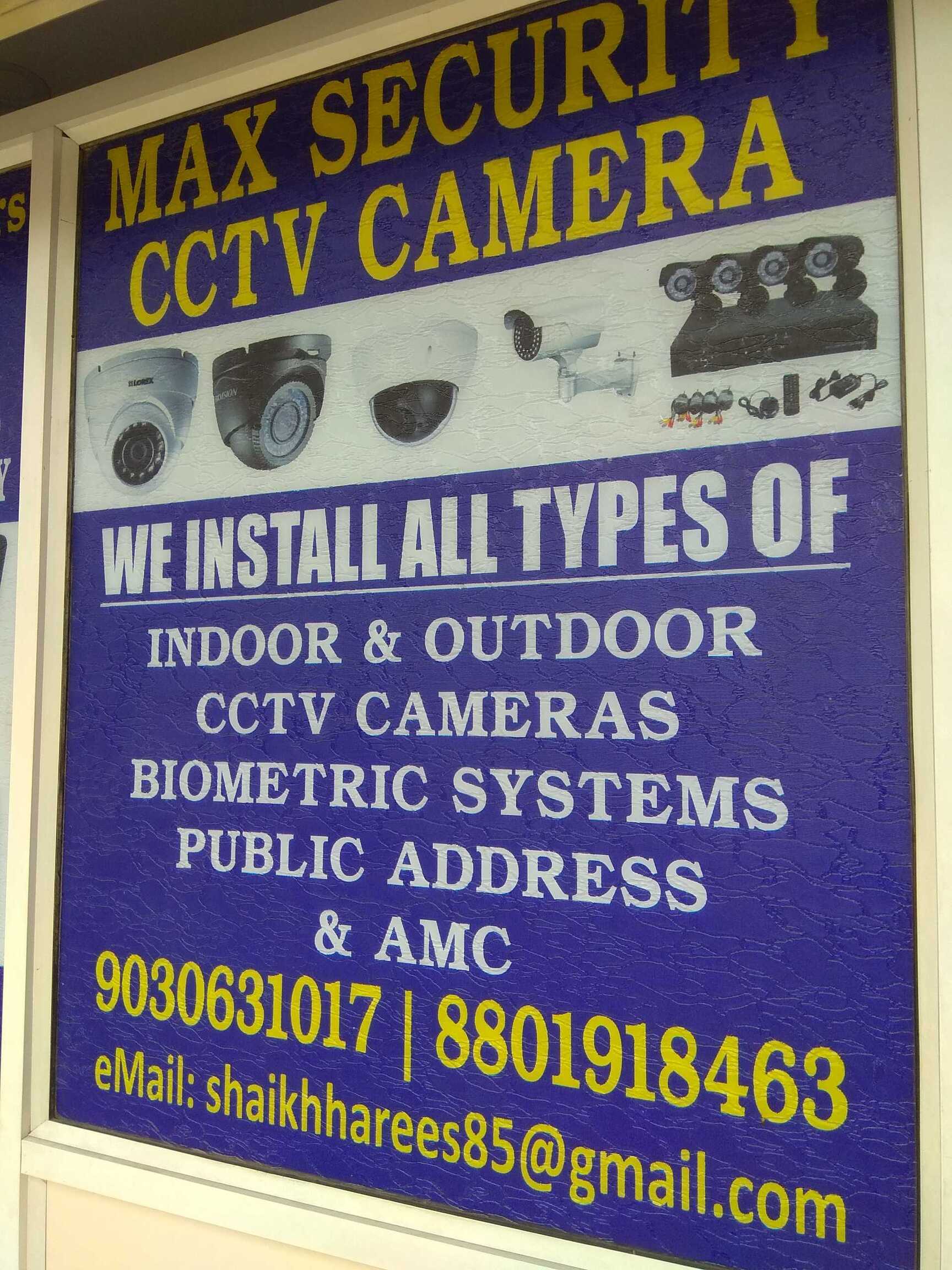 119 Photos of Max Security Cctv Camera in Kishanbagh, Hyderabad - Justdial