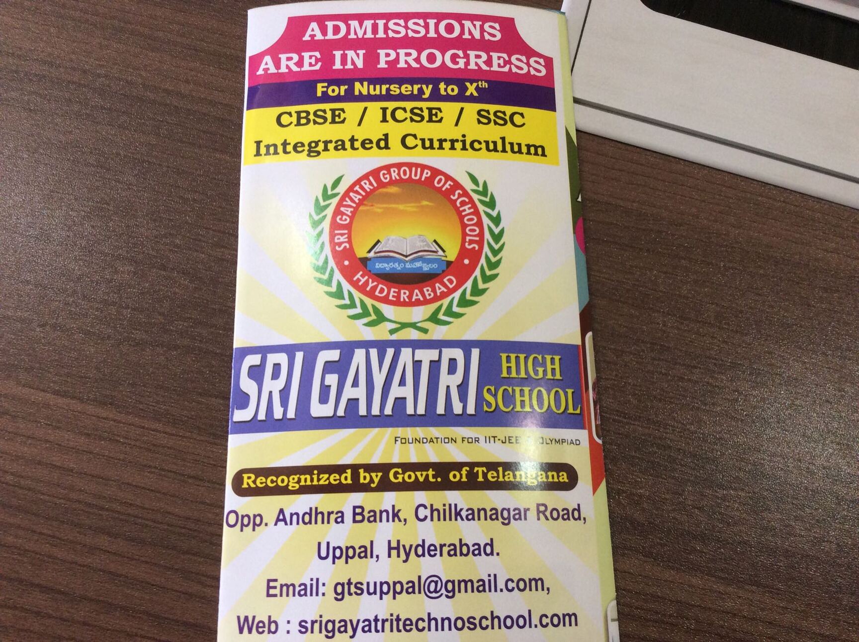 Sri Gayatri High School in Uppal,Hyderabad - Best Schools near me in ...
