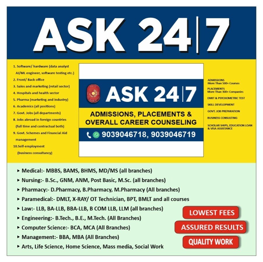 Career Villa (Unit Of Ask 247) in Tower Square,Indore - Best Overseas Education Consultants in ...