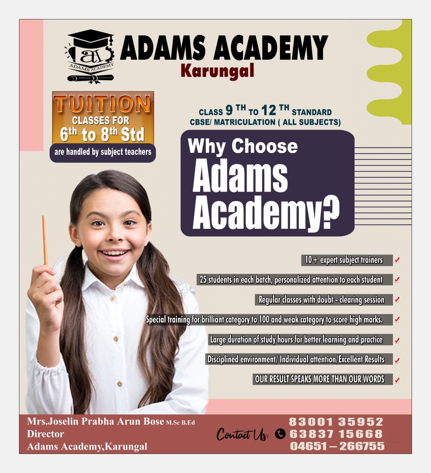 Adams Academy in Karungal,Kanyakumari - Best Tutorials near me in ...