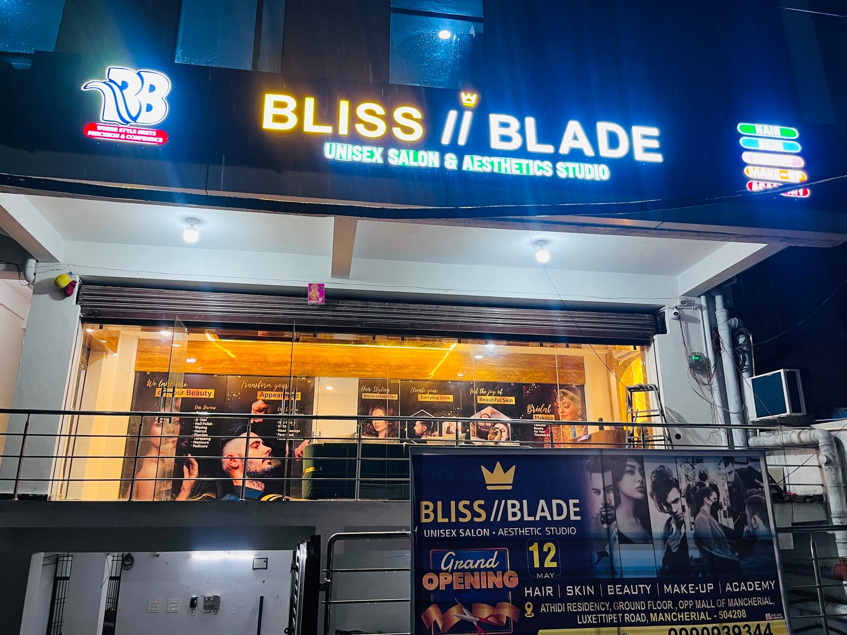 Bliss And Blade Unisex Salon And Aesthetic Studio in Luxettipet ...