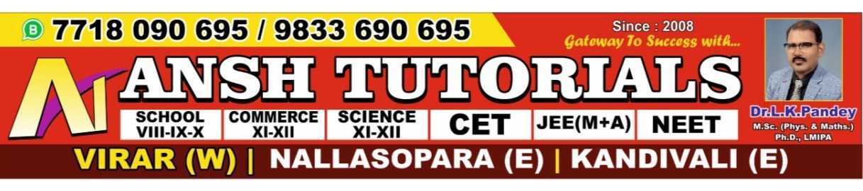 Ansh Tutorials in Virar West,Palghar - Best Tutorials near me in ...