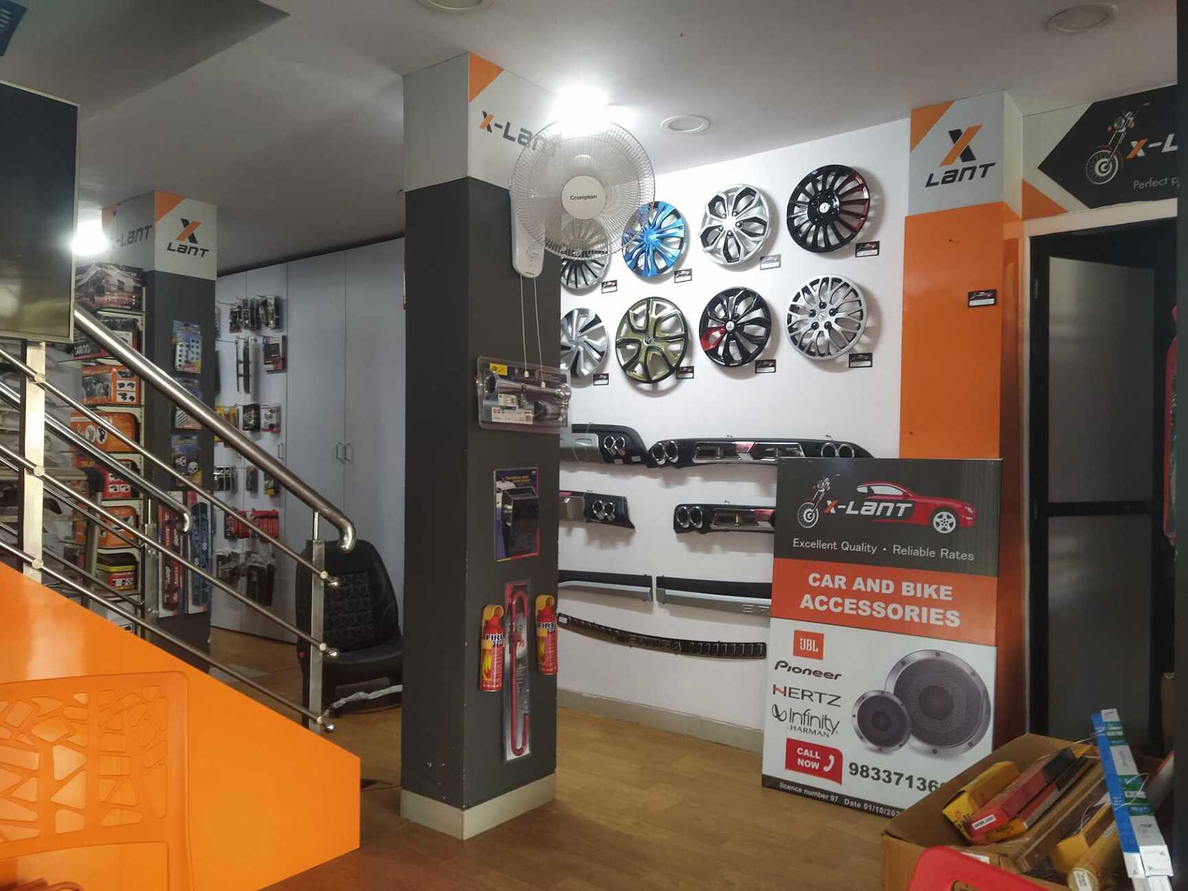 Car accessories shop in panvel store